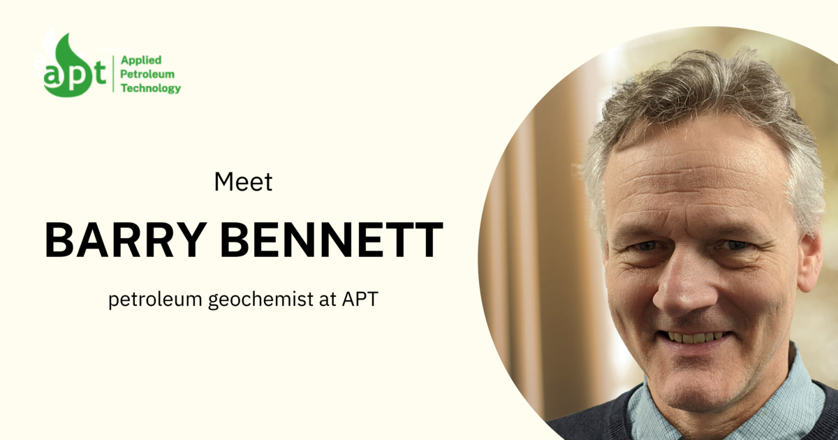 Meet Barry Bennett: Petroleum geochemist at APT - English